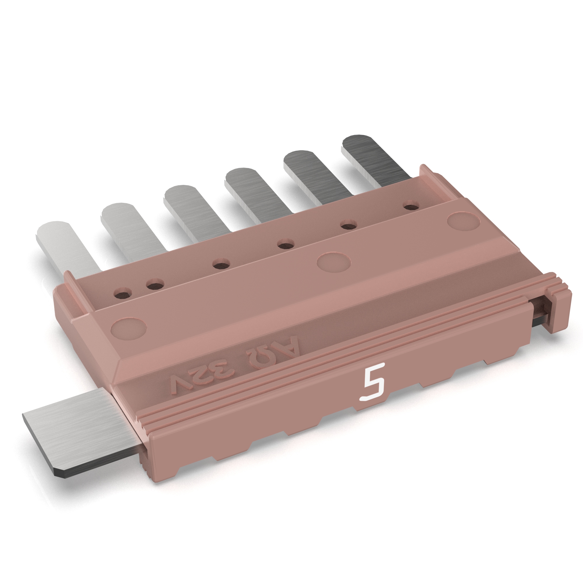 MultiOTO 6 Pin Flachstecksicherung 5A hellbraun | AUPROTEC